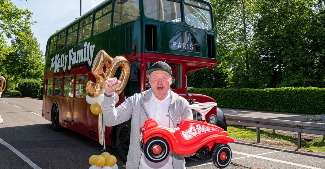 Joey Kelly's Autographed World Record Bobby Car