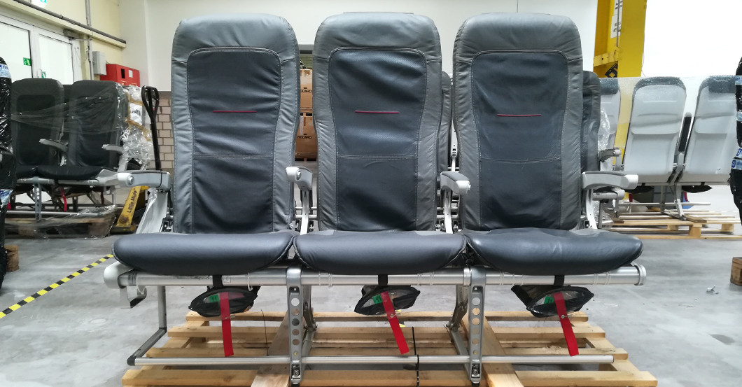 Original Bench Seat from a Eurowings Airbus A320