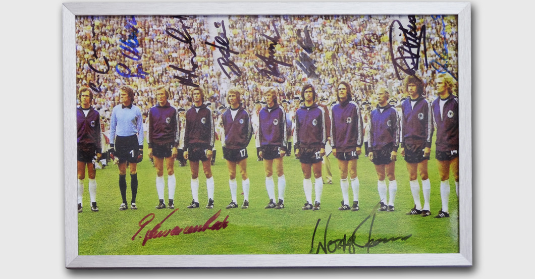 Signed Photograph from the 1974 World Cup Champions
