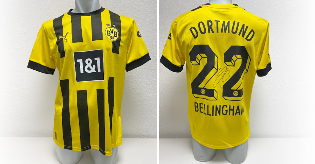 BVB Star Jude Bellingham Donates his Signed Jersey