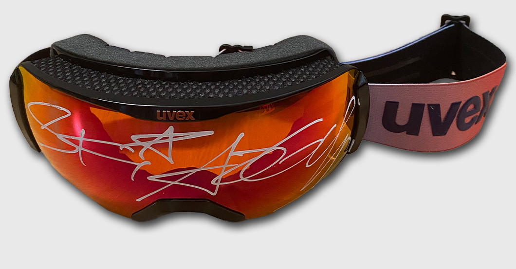 Rapper Ski Aggu Signs Ski Goggle for good cause