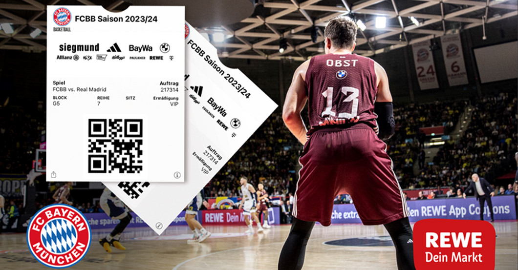 VIP-Erlebnis bei FC Bayern Basketball vs. Real Madrid & Trikot