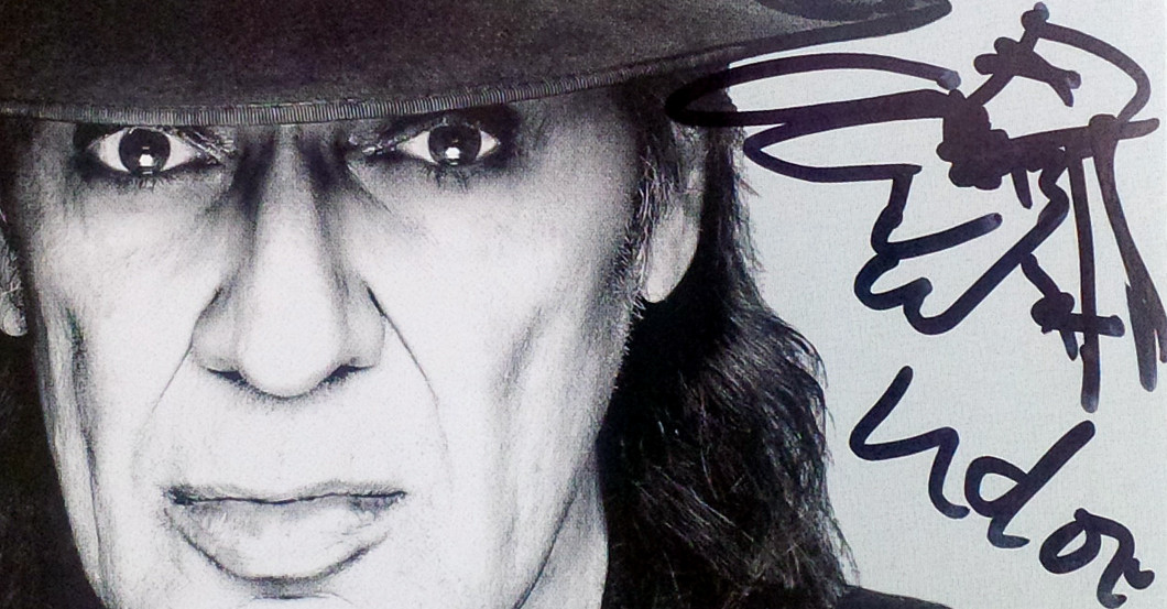 Von Udo Lindenberg signiertes Album „Stärker als die Zeit“