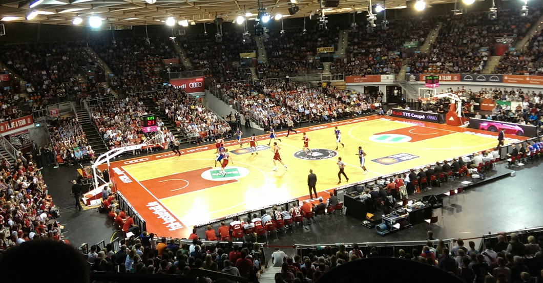 Courtside VIPs at Bayern Munich Basketball vs Göttingen