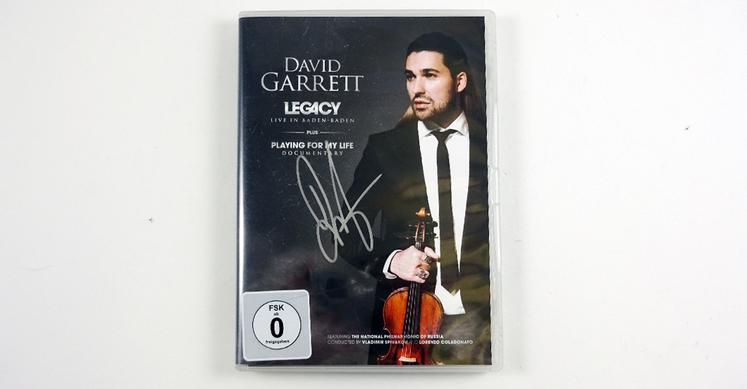 David Garrett – Offer a Signed DVD for Christmas