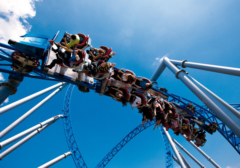 Exklusiv-Fahrt im blue fire Megacoaster powered by GAZPROM