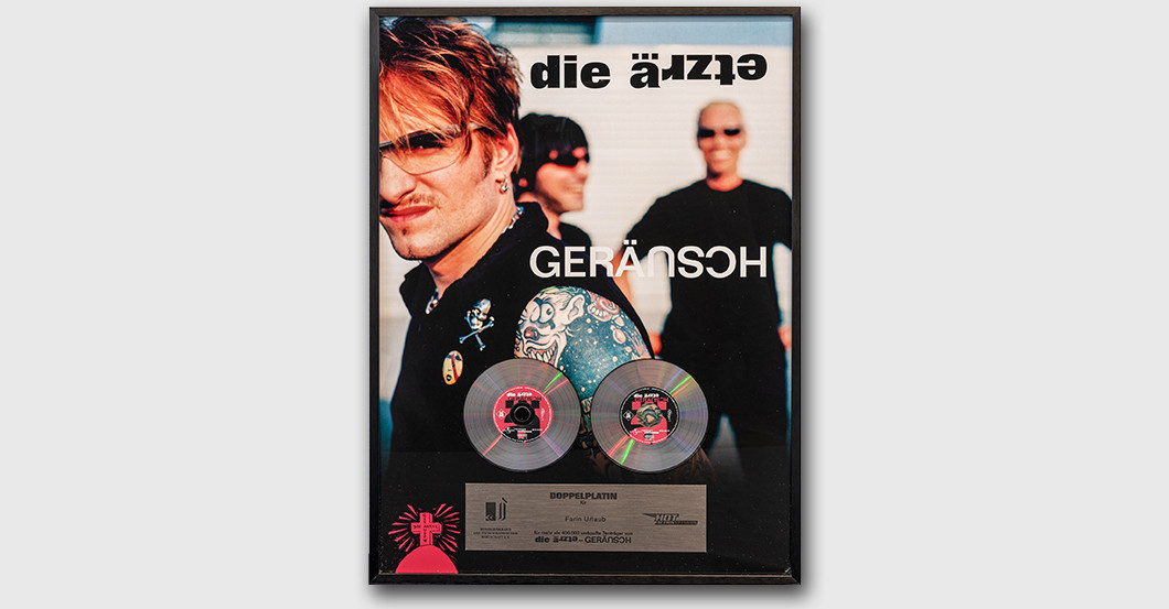 Die Ärzte-Star Farin Urlaub stiftet seinen Doppelplatin Award