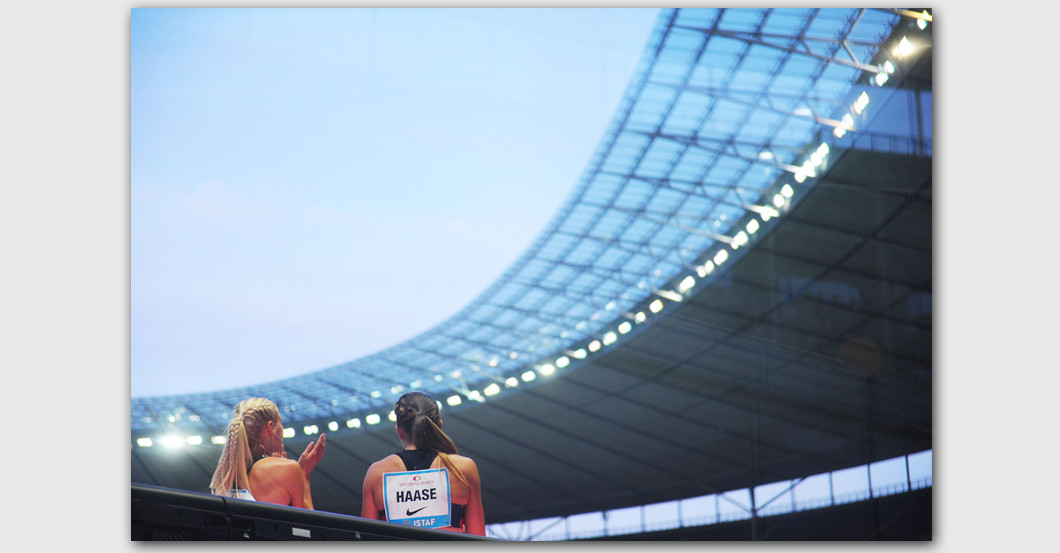 Athletes on Canvas: Photo of the German Sprinters