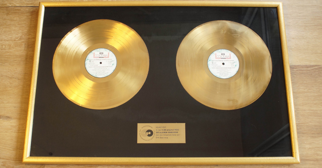 Gold Award der Erfolgsband „Erste Allgemeine Verunsicherung“