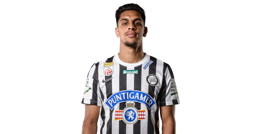 SK Sturm Graz vs. FC Red Bull Salzburg: Manprit Sarkarias Match-Trikot