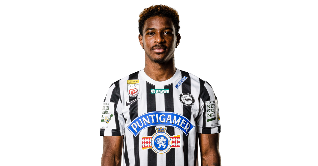 SK Sturm Graz vs. FC Red Bull Salzburg: Bryan Silva Teixeiras Match-Trikot