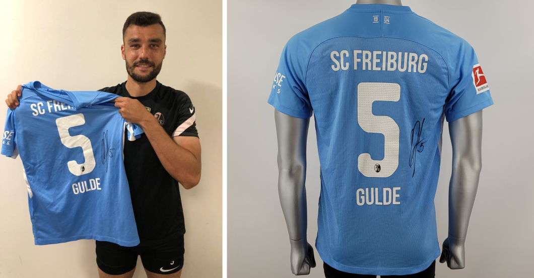 Getragenes & signiertes SCF-Trikot von Gulde