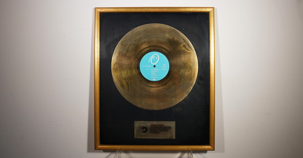 Herbert Grönemeyer – Seltene Goldene Schallplatte zum Album „Ö“