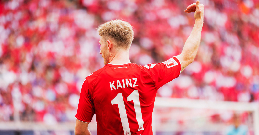 Getragenes FC Köln-Trikot von Florian Kainz aus dem Leipzig-Spiel