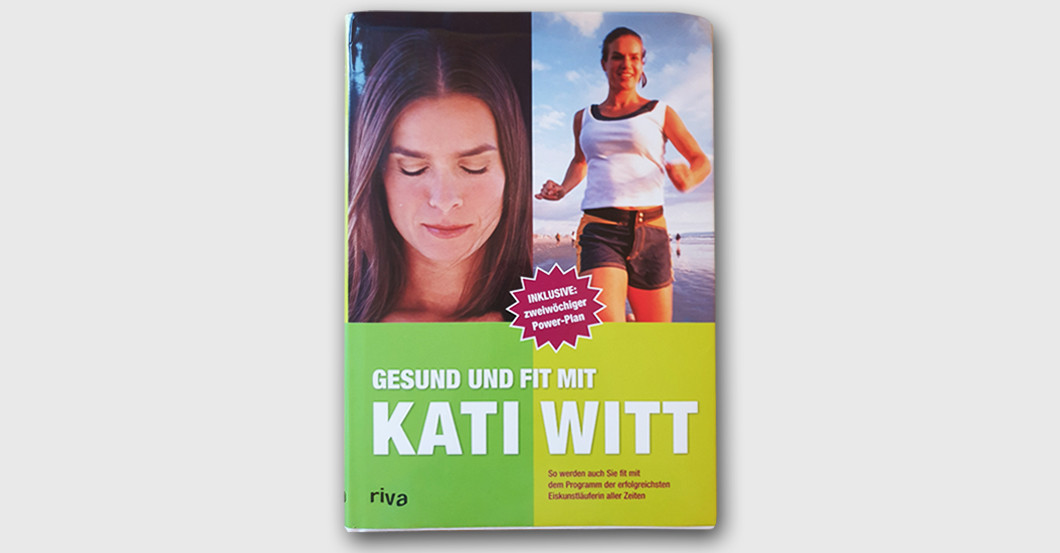 Ice skating legend Kati Witt signs her book