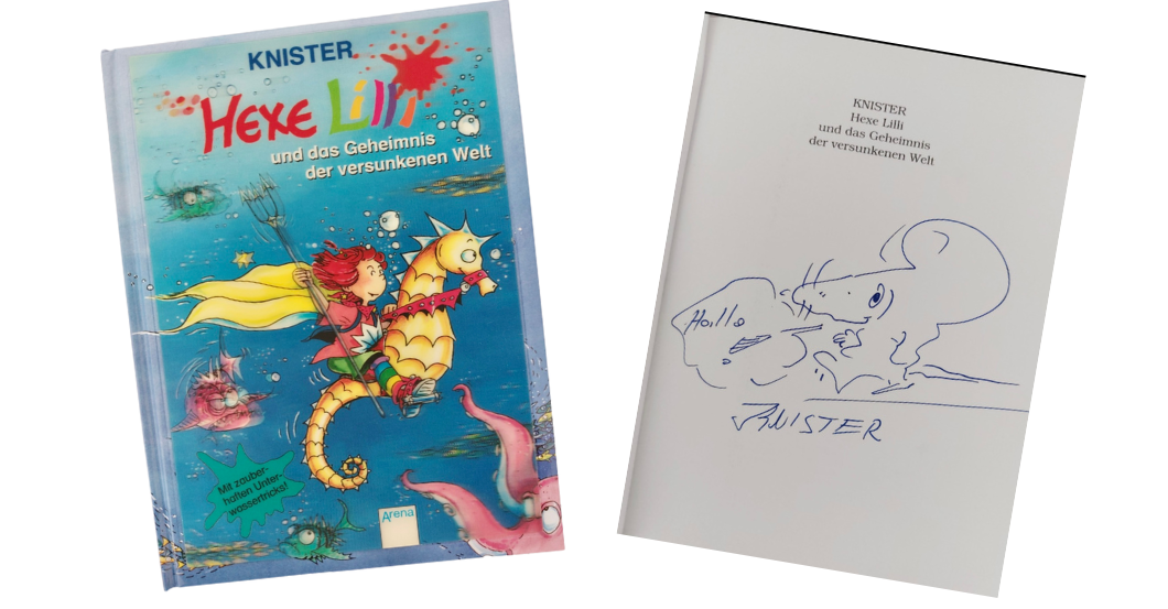 Limitierte „Hexe Lilli“-Bücher handsigniert von Autor KNISTER