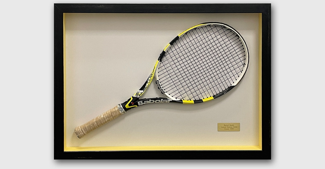 WOW: Rafael Nadal's Winning Racket from the French Open!