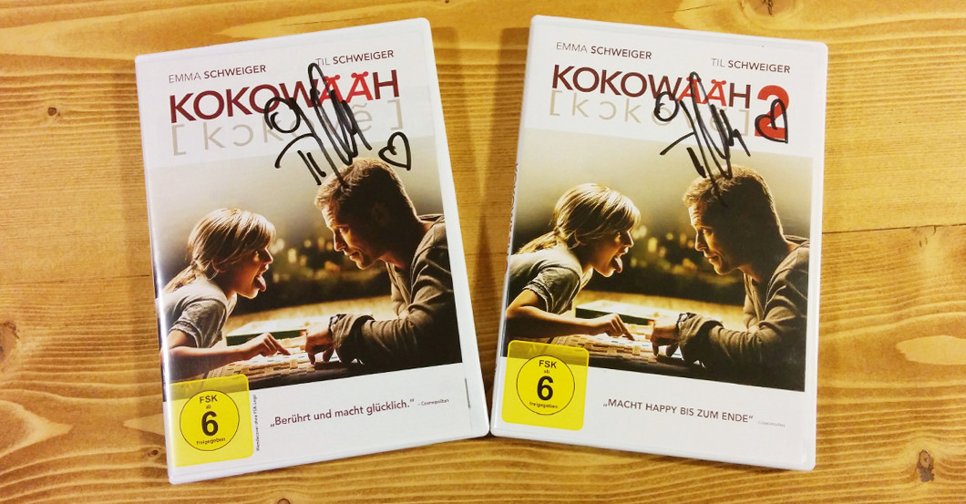 DVD-Highlight: Von Til Schweiger signiertes Kokowääh-Paket