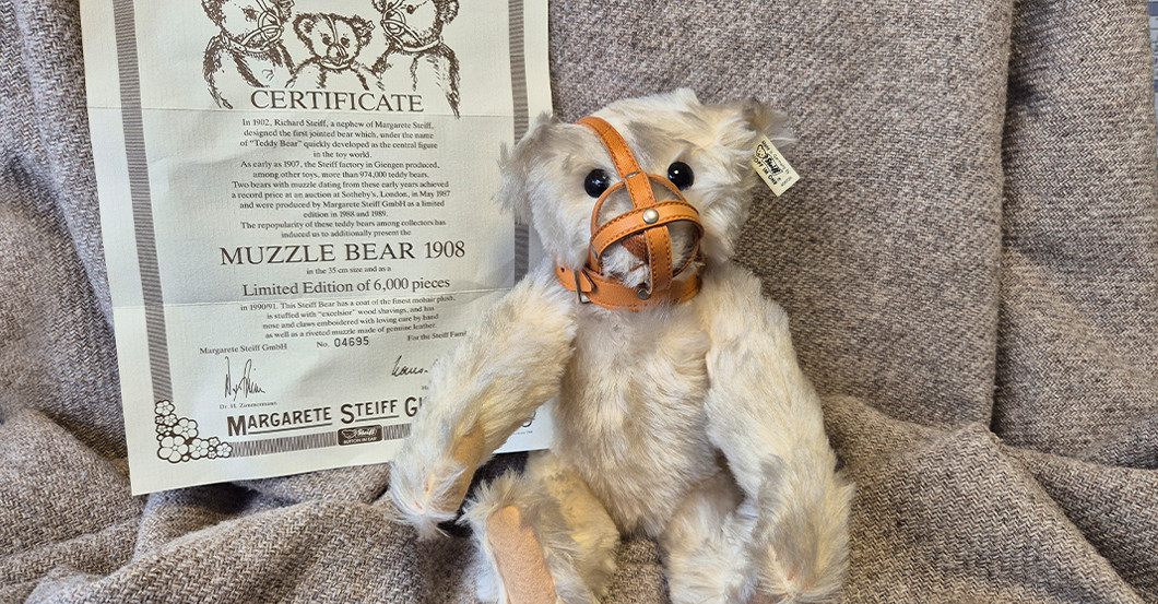 Für Sammler: Limitierter Steif Muzzle Bear 1908