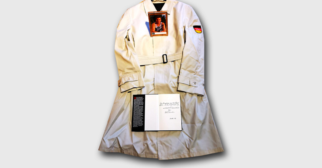 Ein Stück Olympia-Geschichte: Kurt Bendlins getragener Mantel