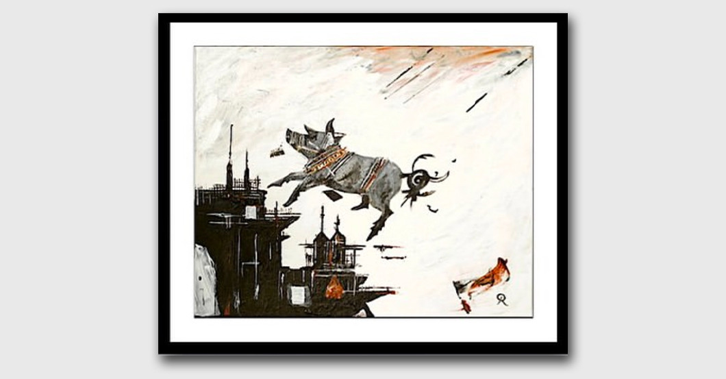 Lavinia de Rothschild Donates her Artwork “Wings of Innocent”