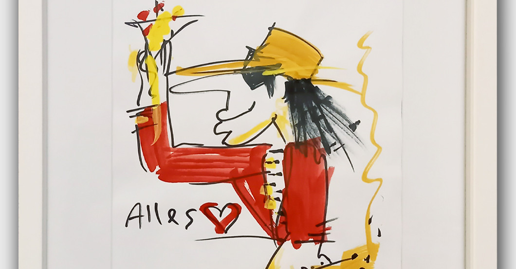 Udo Lindenberg Donates a Hand-painted Original Artwork