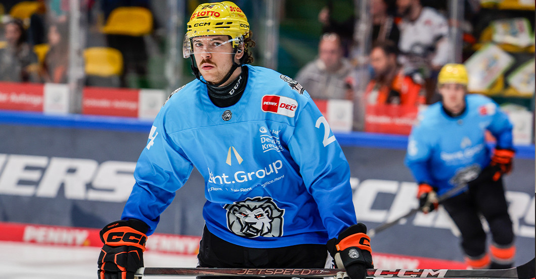 Eishockey-Sondertrikot von Löwen Frankfurt-Star Philip Bidoul