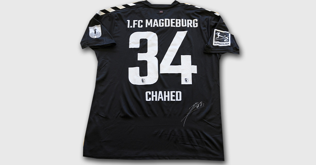 Für die Opfer des Anschlags in Magdeburg: FCM-Trikot von Tarek Chahed
