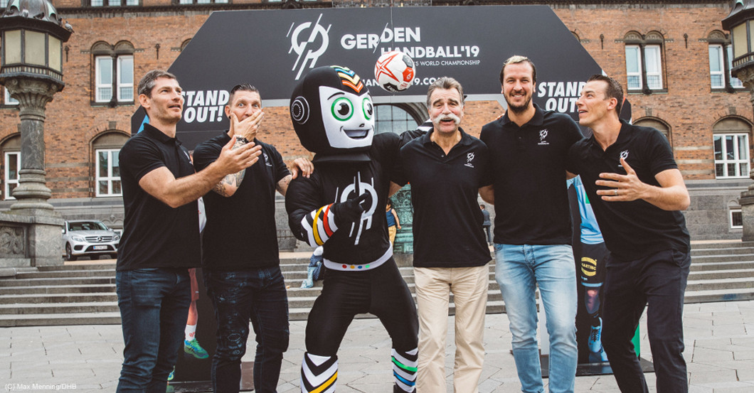 Original Handball World Cup 2019 Mascot Costume