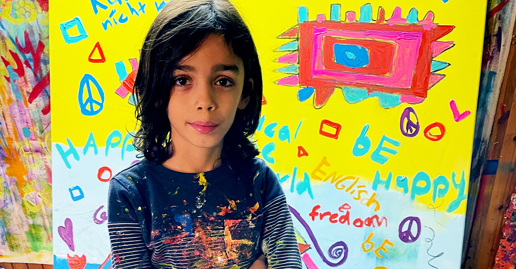 Mikail Akar Donates Artwork for Children Affected by the Earthquake