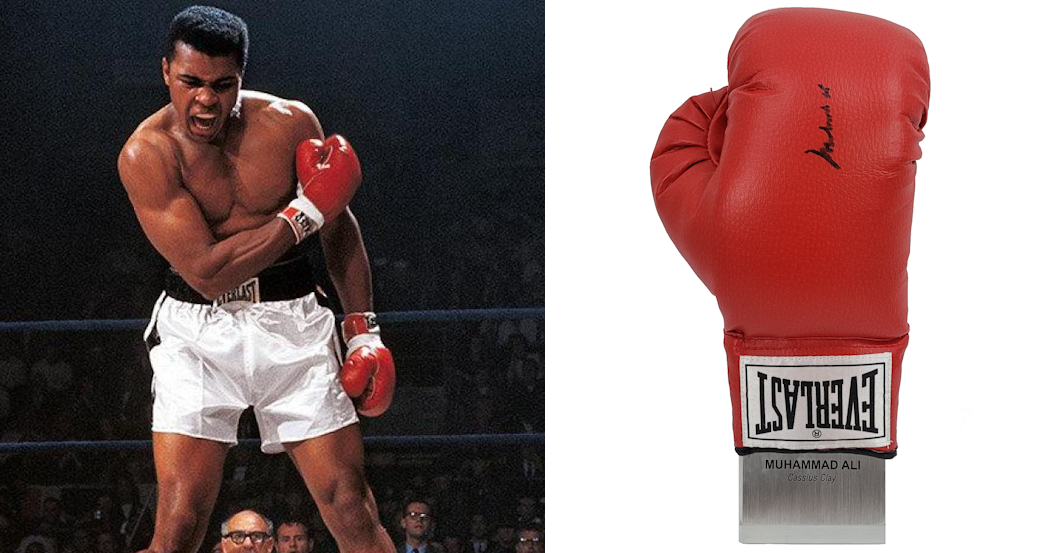 Muhammad Ali – Signed Boxing Glove of the Legend