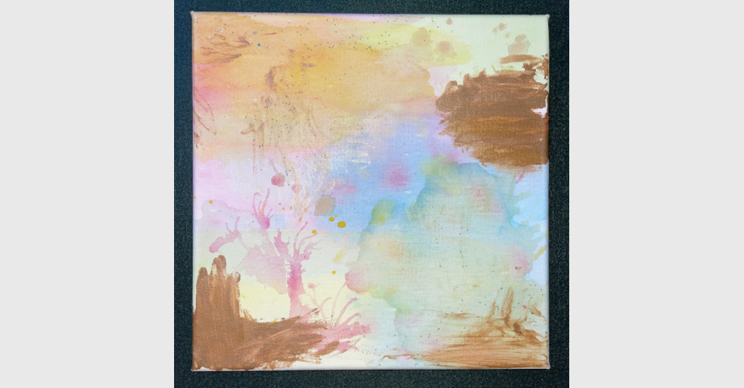 „Sweet“: Die Künstlerin Julie Deluz stiftet ihr Aquarell