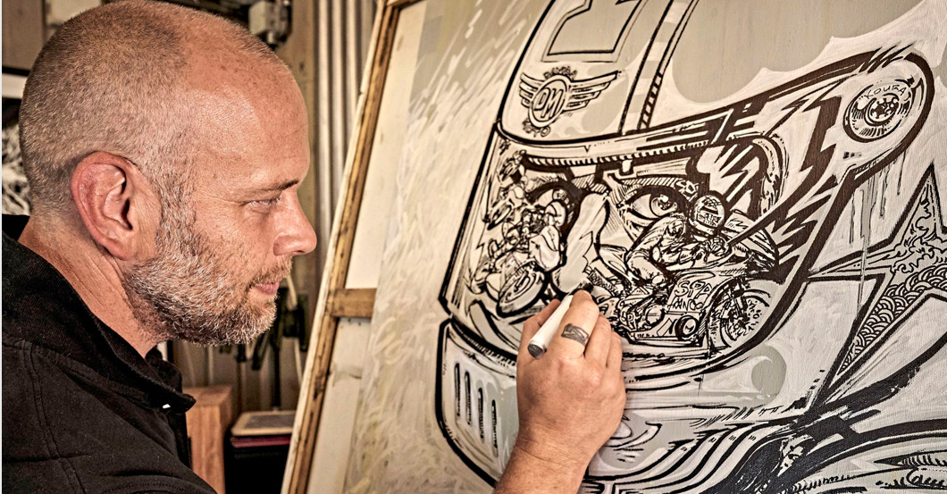 Homage to the Race Track Spa-Francorchamps: Artwork "Pif Paf"