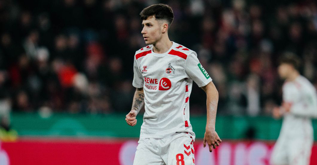 Getragenes DFB-Pokal-Trikot von 1. FC Köln-Star Denis Huseinbašić