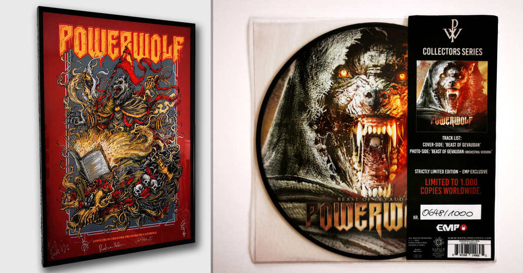 Metal-Band Powerwolf: Signiertes Poster & limitierte Platte