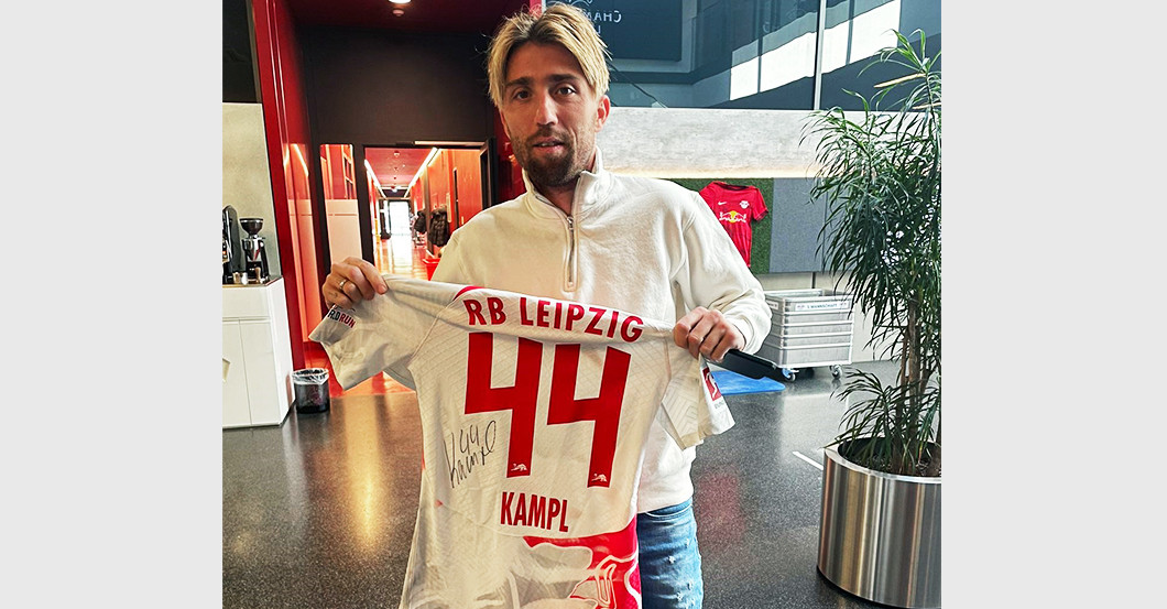 RB Leipzig star Kevin Kampl auctions off his match-worn Bundesliga jersey
