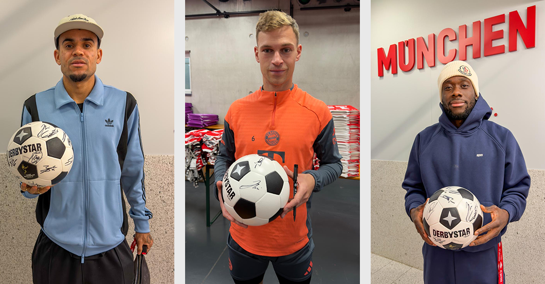 Teamsignierter Supercup-Spielball des FC Bayern München