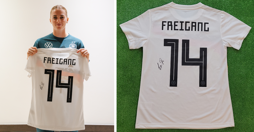 Signiertes DFB-Trikot von Laura Freigang