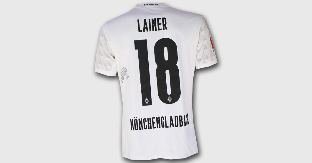 Matchworn! Gladbach-Star Stefan Lainer stiftet sein Trikot