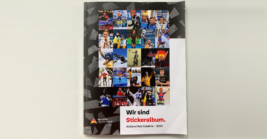 Über 70 Autogramme der Sportstars: Das Sporthilfe-Stickerheft