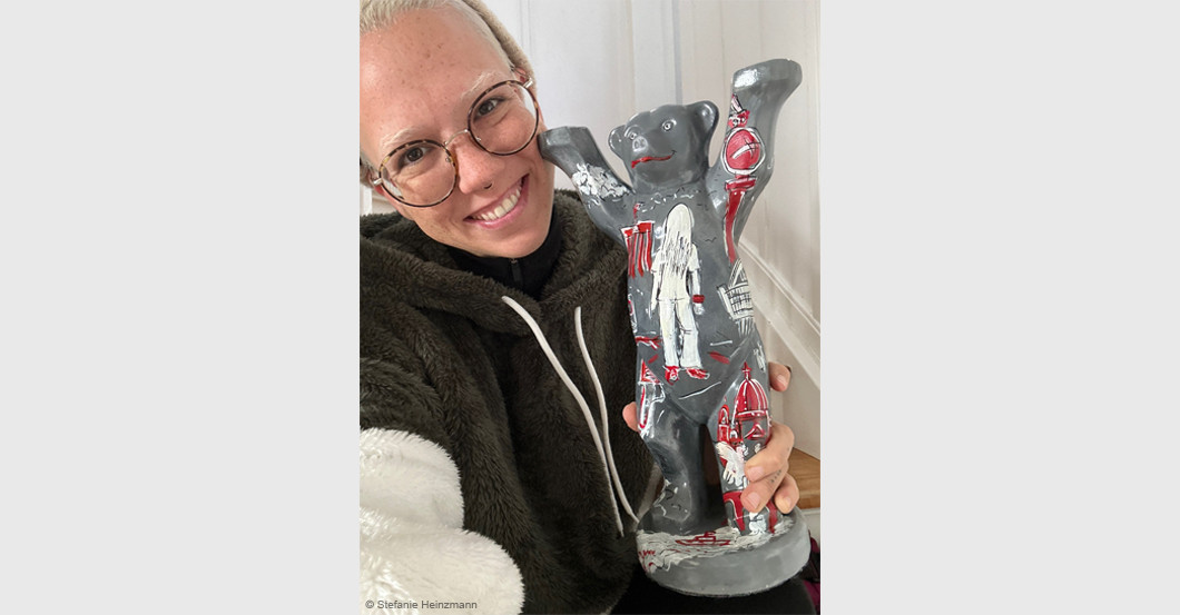 Stefanie Heinzmann trennt sich von ihrem Berliner Bären