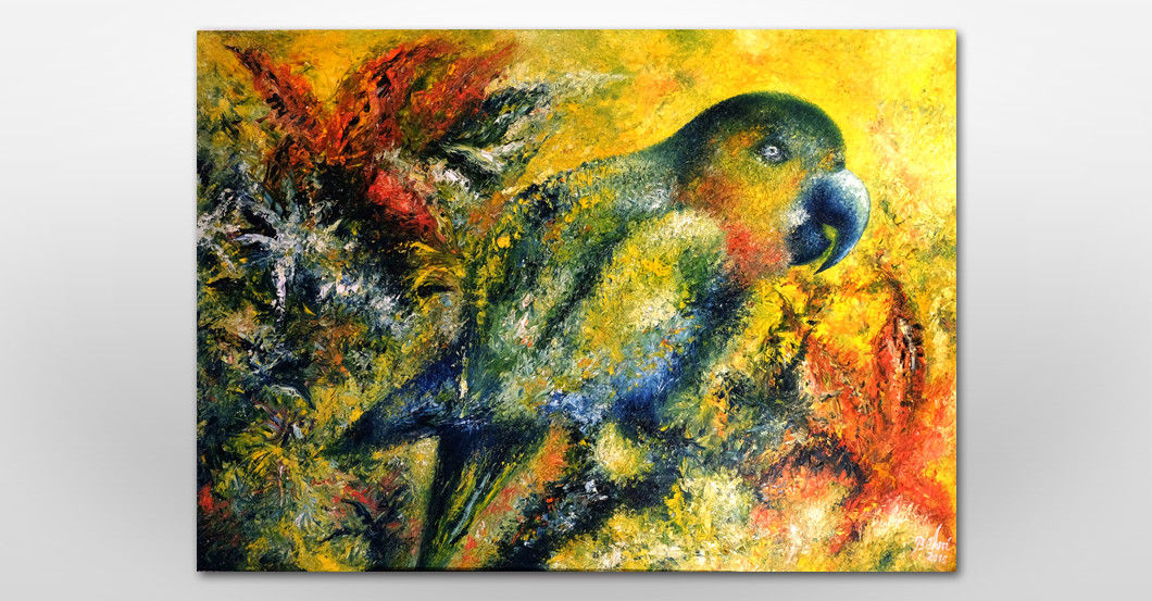 Thomas Behrens Werk "Sich der Sonne erfreuend"