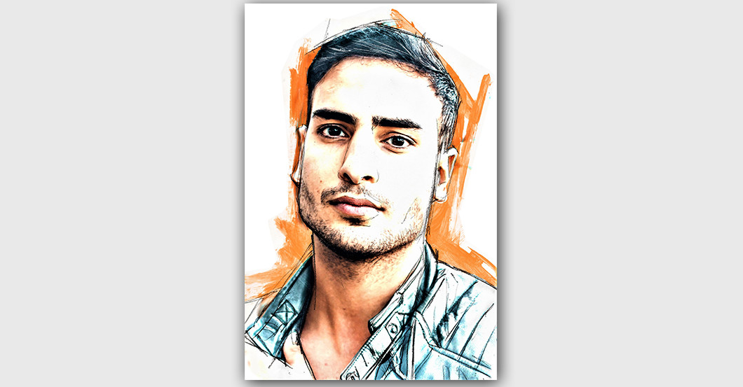 Star-Highlight: Signiertes Portrait von GZSZ-Star Timur Uelker