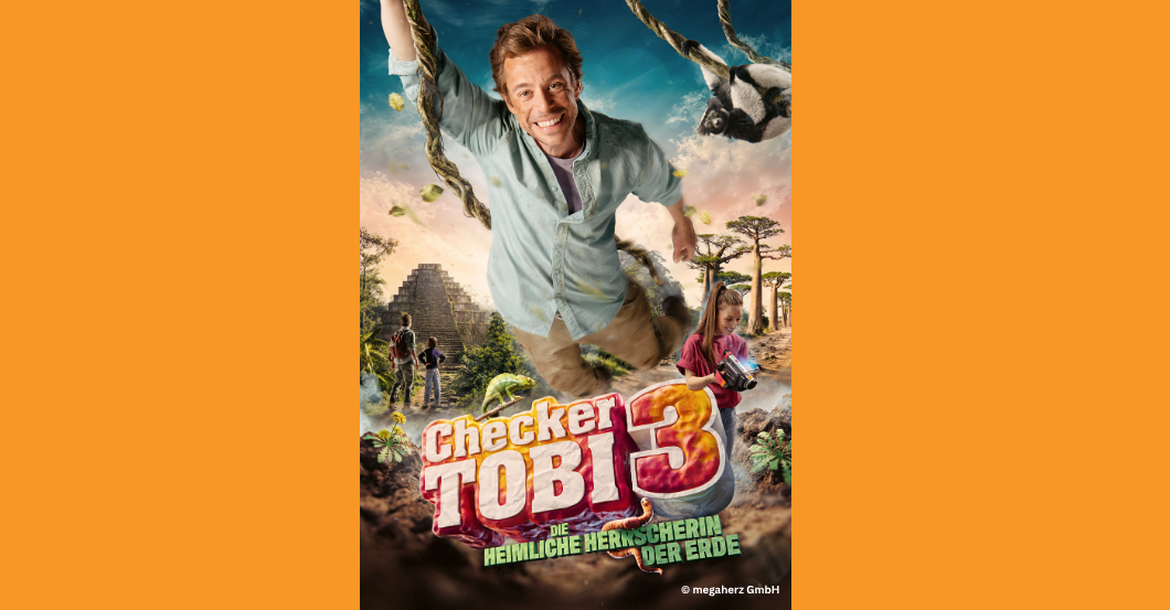 Schauen Sie gemeinsam mit Checker Tobi seinen dritten Kinofilm
