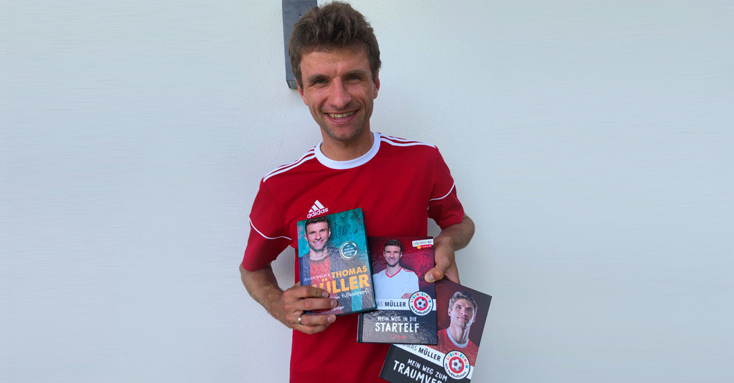 For Small Football Fans: Three Children's Books Signed by Thomas Müller
