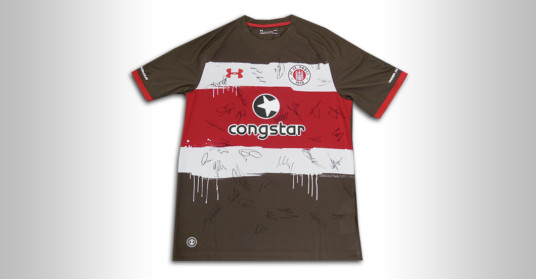 Fc St Pauli Trikot Von Der Mannschaft Signiert