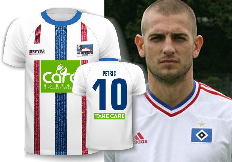 Vom David Jarolim Abschiedsspiel: Matchworn Trikot von Mladen Petric