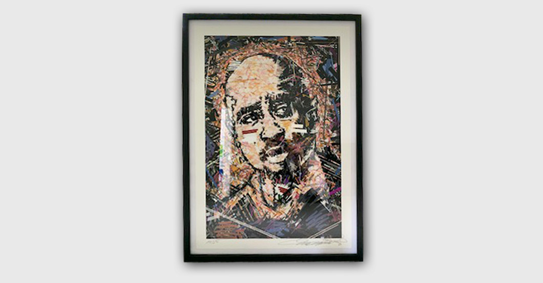 Von Künstler Ivan Beslic – sein Kunstwerk „Tupac“