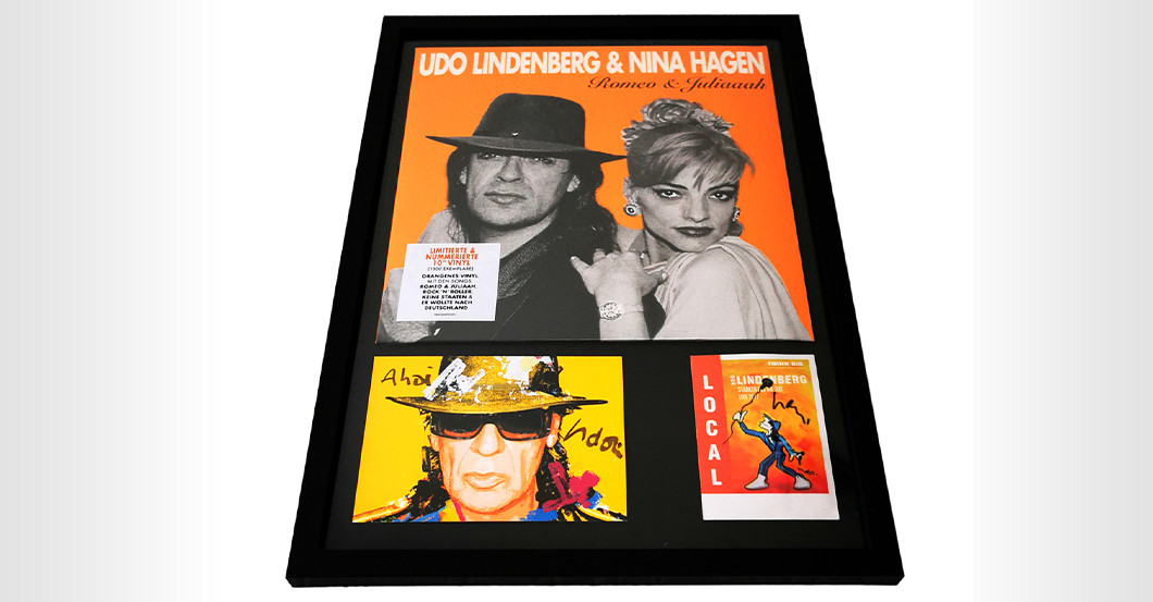 Udo Lindenberg & Nina Hagen: Limitierte Vinyl-Single im Rahmen