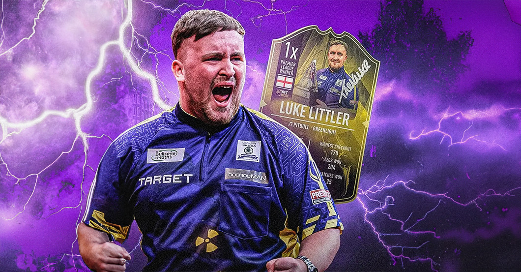 Darts-Weltmeister Luke Littler signiert streng limitierte Darts-Card!